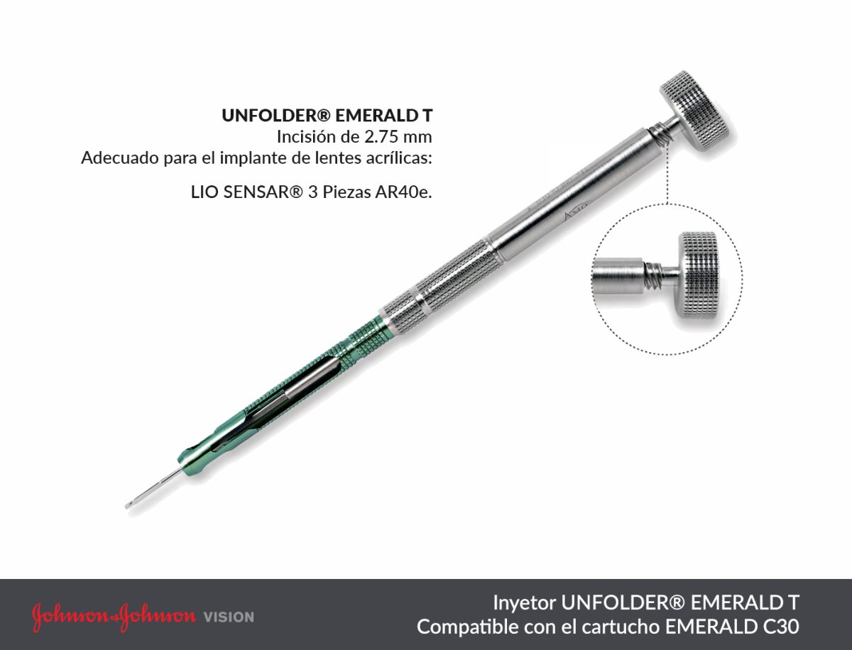 LIO SENSAR® AR40e – MONOFOCAL – 3 piezas -Johnson & Johnson Vision ...