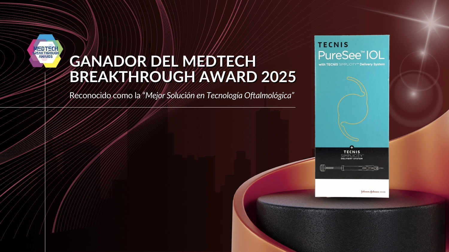 TECNIS® PureSee™ IOL gana el MedTech Breakthrough Award 2025 | AMV ...